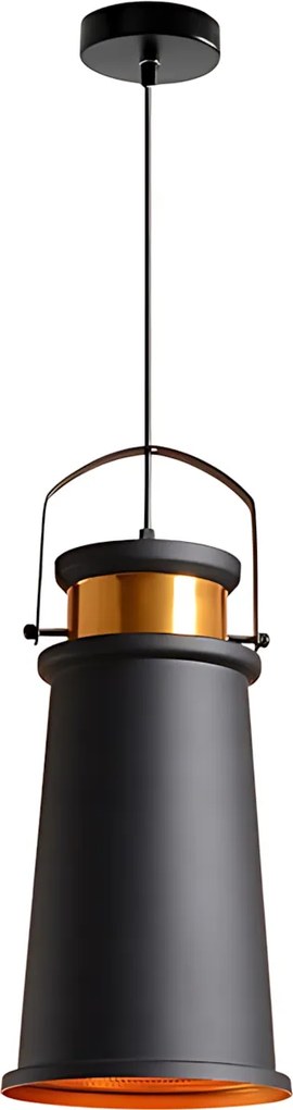 Toolight Toolight, Stropní svítidlo ASTI-A Black/Gold, černá - zlatá, OSW-00178
