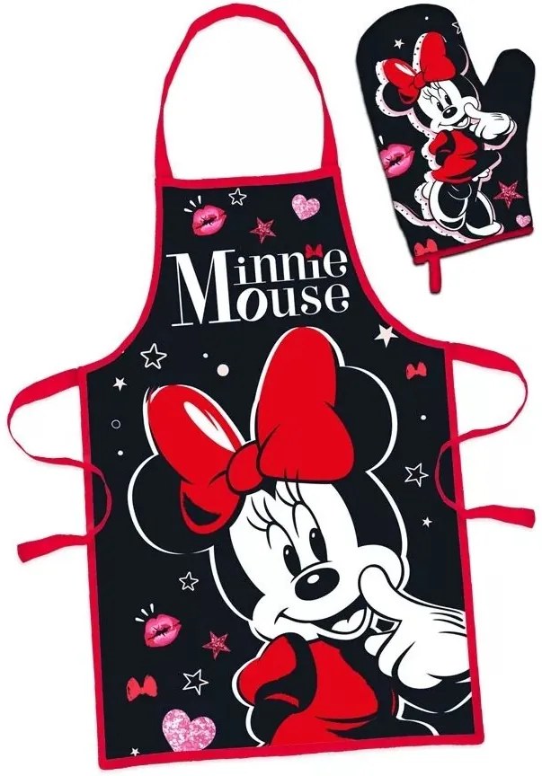 Dámská zástěra s chňapkou Minnie Mouse - Disney