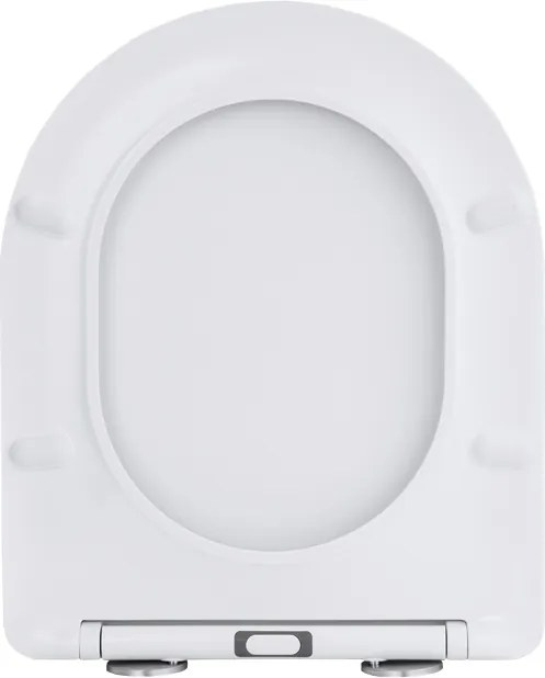 Gamma Magro, toaletní WC sedátko 438x361mm z duroplastu s pomalým zavíráním, bílá, GMA-MAGRO