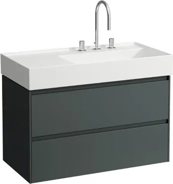 Koupelnová skříňka pod umyvadlo Laufen Lani 880 x 450 x 515 mm šedá traffic H4039621122661