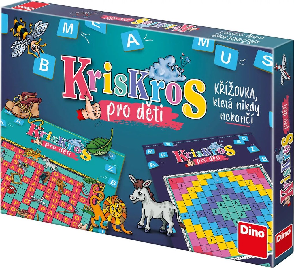 DINO Hra Kris kros pro děti *SPOLEČENSKÉ HRY * dn623859