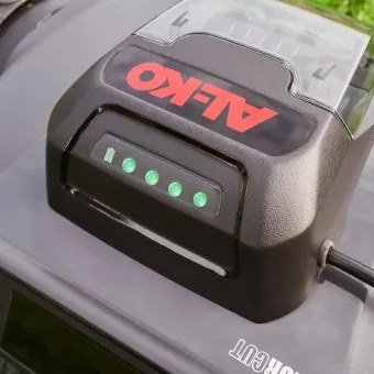 AL-KO 38.4 Li HM Comfort 18V SET - akumulátorová vřetenová sekačka (s akumulátorem a nabíječkou)