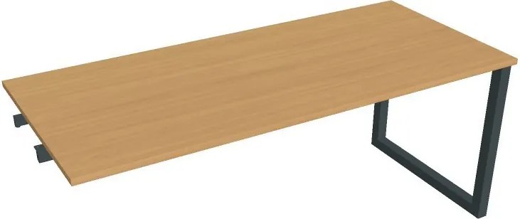 Hobis Kancelářský pracovní stůl k řetězení Hobis UJO 1800R, bílá RAL 9016, deskabuk