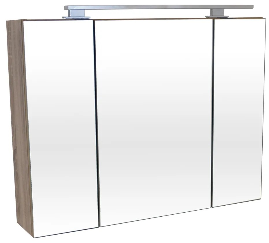 Comodo Zrcadlová skříňka závěsná s LED osvětlením Fabrice S 80 ZS