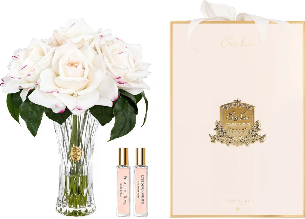 Côte Noire Kytice parfémovaných růží Charente Seven Roses Pink Blush