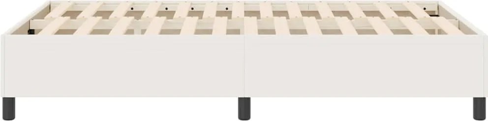 Rám platformy Krémová 120 x 190 cm Žebrovaná látka 3337399