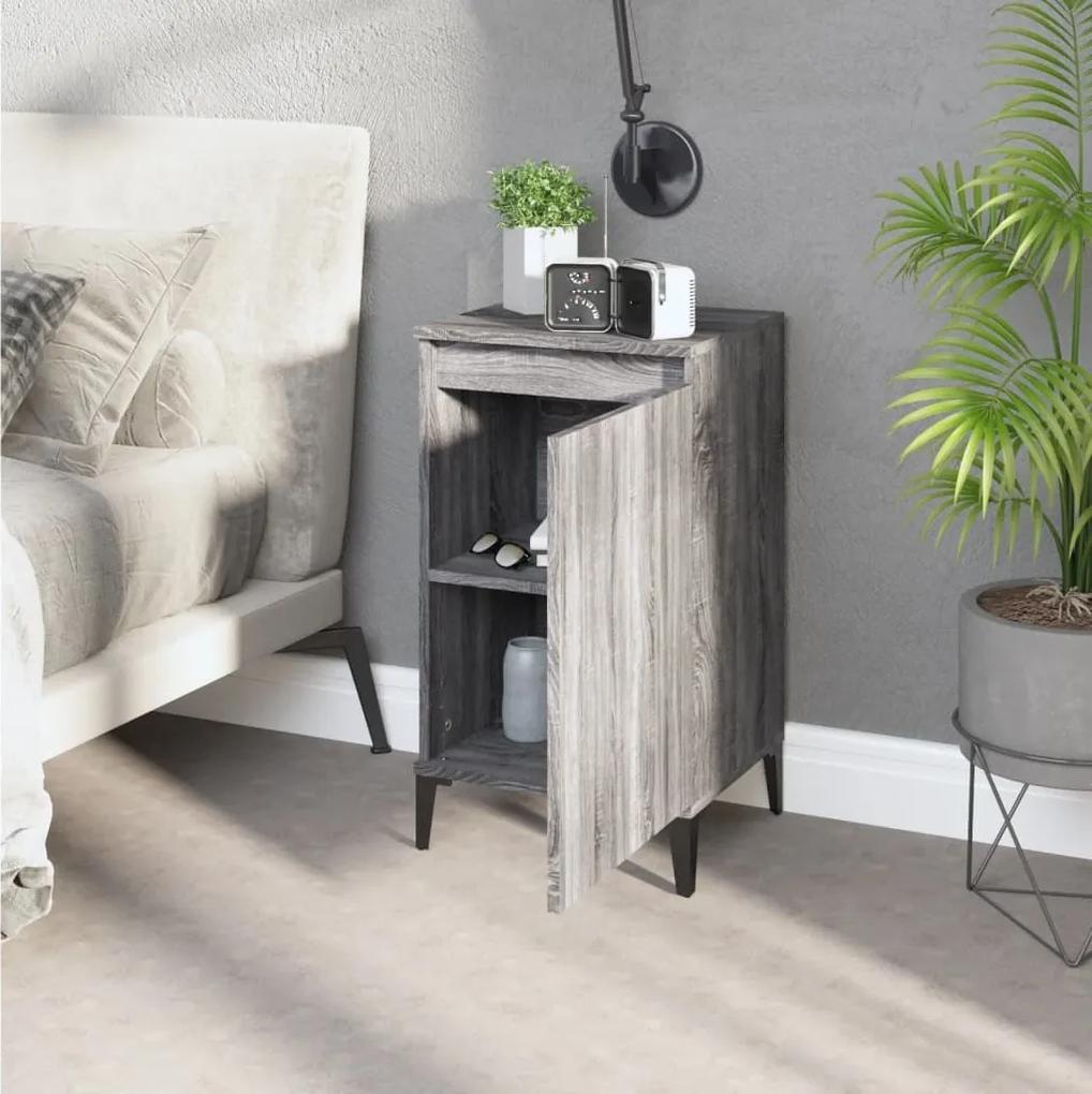 vidaXL Noční stolek 40 x 35 x 70 cm kompozitní dřevo [819656] Barva: bílá s vysokým leskem