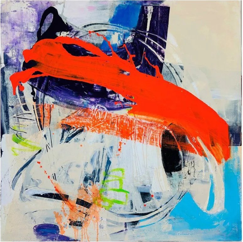 Evgeniya Zolotareva | Spectrum of Dissonance Rám: Černý, Velikost: 40 x 40 cm
