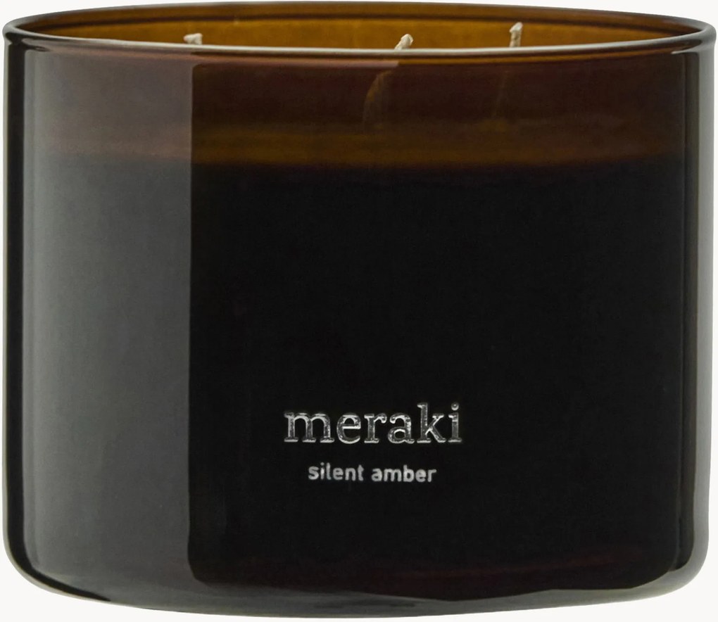 Vonná svíčka se třemi knoty Silent Amber (tabák)