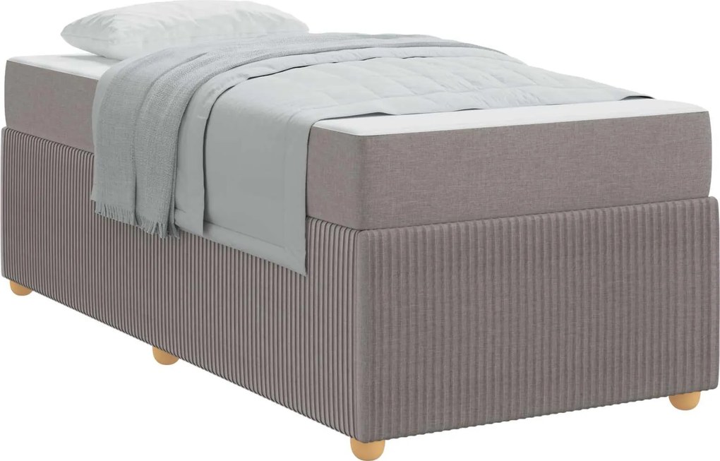 Rám postele Taupe 100 x 200 cm textil 3398357