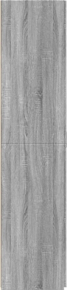 Skříň highboard šedá sonoma 80 x 42,5 x 185 cm kompozitní dřevo 3281439