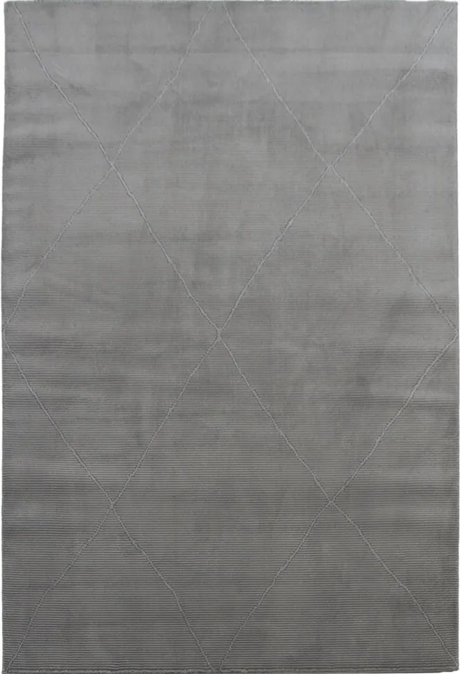 BE Koberec Zurich 1903 GREY - šedý obdélníkový Rozměr: 60x100 cm