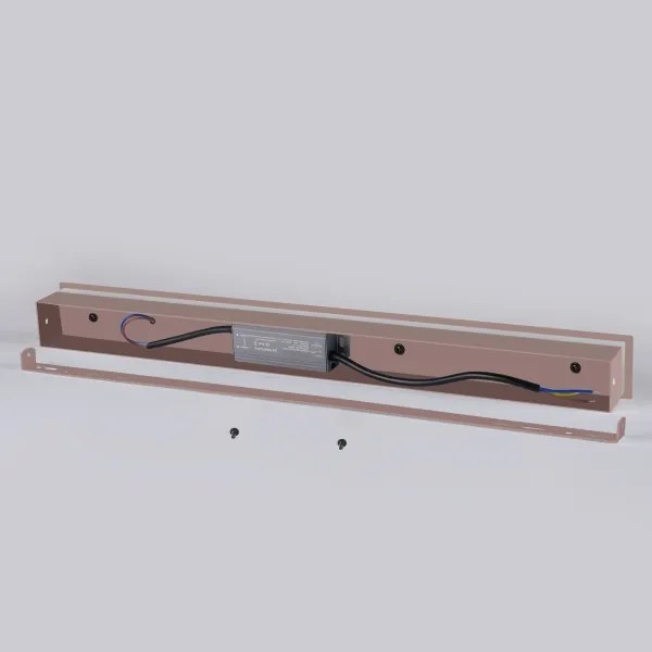 Brilagi - LED Venk. nást. svít. LINEAR LED/8W/230V 3000K IP65 30 cm hnědá CRI 90