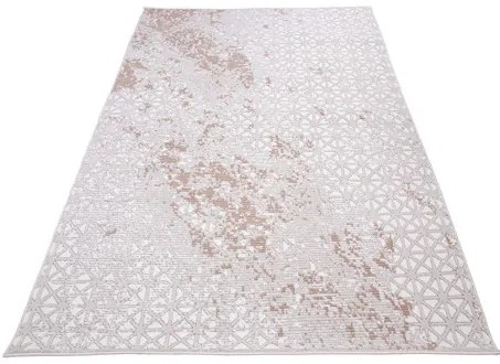 Koberec BUTIK 336 krémový / hnědý