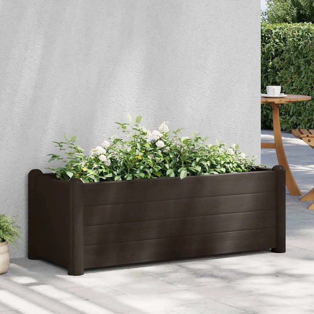 Vyvýšený záhon PP moka 100 x 43 x 35 cm 313976