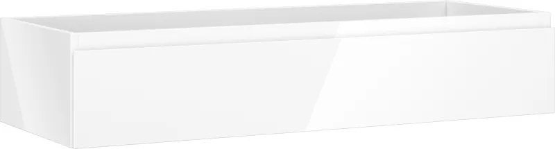 Mexen Orio, koupelnová skříňka 120 cm, 1 zásuvka, bílá lesklá, 91A10-12023-1-BF00