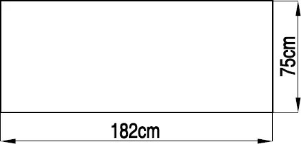ROJA WC-A dřevník 182x75 cm