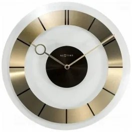 Hodiny NEXTIME 2790go Retro Gold 31cm