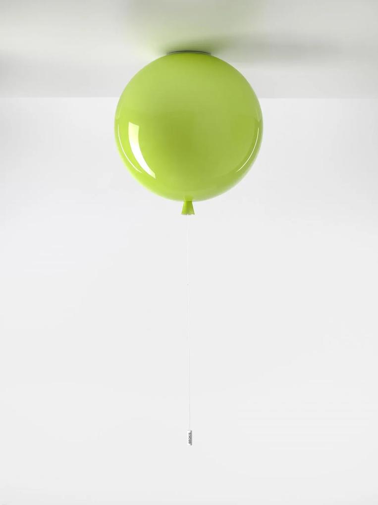 Brokis PC879 Memory, nástěnný svítící balonek ze zeleného skla, 1x15W, prům. 40cm
