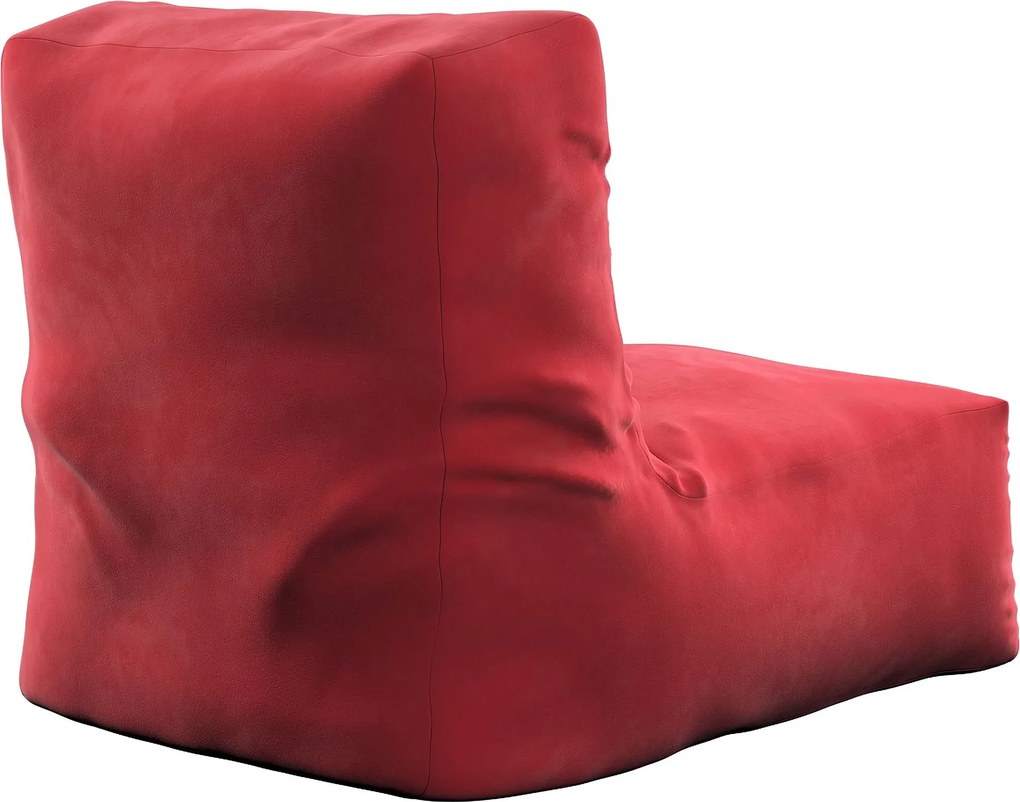 Vakové křeslo s výběrem látky barva červená látka lesklé, sametová
