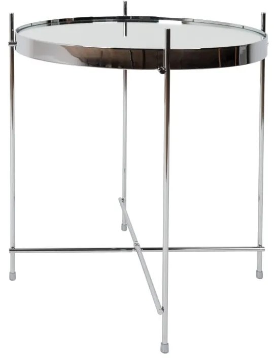 Příruční stolek ve stříbrné barvě Zuiver Cupid