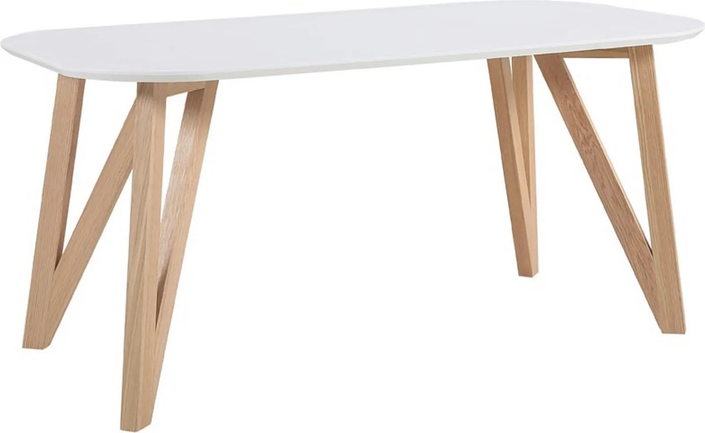 XXXLutz JÍDELNÍ STŮL, bílá, 140/90/76 cm MID.YOU - Jídelní stoly - 001769022201