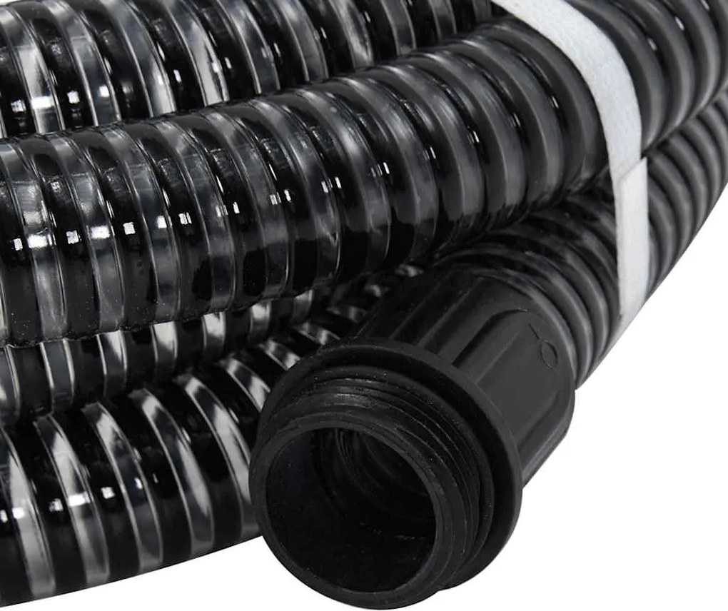 Sací hadice s mosaznými konektory černá 1,1" 25 m PVC 151069