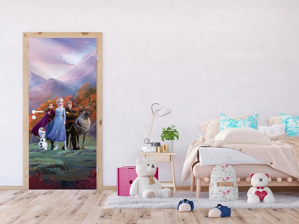 Dětská vliesová fototapeta na zed' Ledové Království Klasika, Disney | 90 x 202 cm | DFTDNV 5487