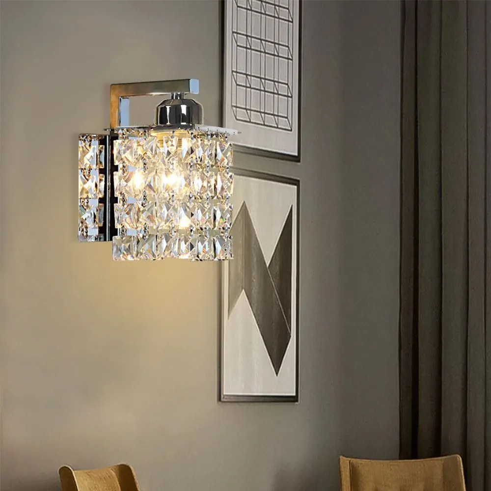 Toolight, křišťálové nástěnné svítidlo 1xE27 392180, OSW-08712