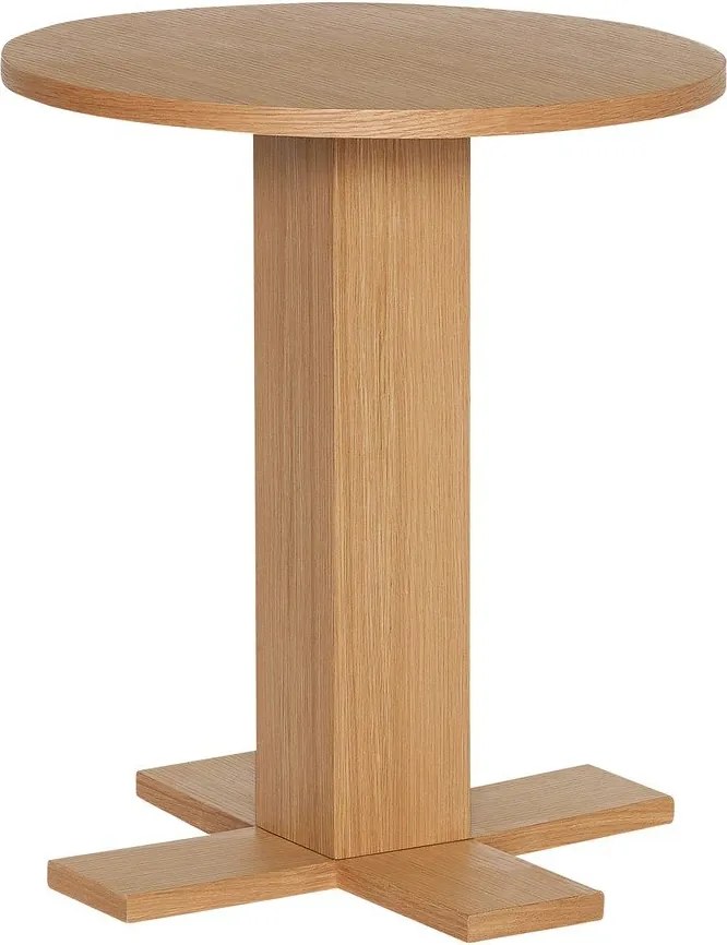 Kulatý odkládací stolek v dekoru dubu ø 45 cm Koohi – Hübsch