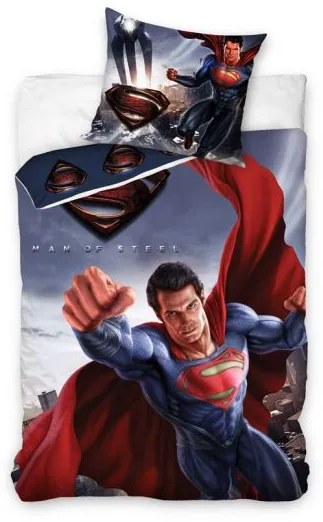 Dětské povlečení do velké postele 140x200 - Superman Lobles