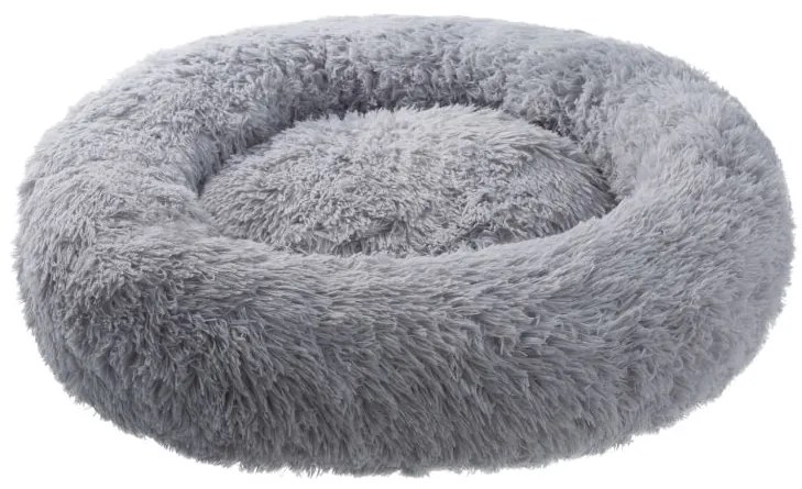 Petstuff Pelíšek pro psa, kulatý, světle šedý, 100 cm