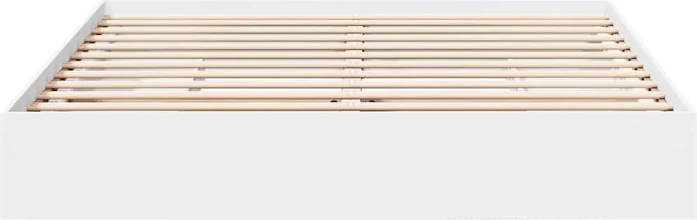 Rám postele se zásuvkami bílý 180 x 200 cm kompozitní dřevo 3280636