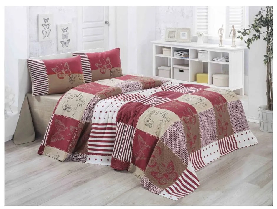 Lehký prošívaný bavlněný přehoz přes postel Carro Lesso, 140 x 200 cm