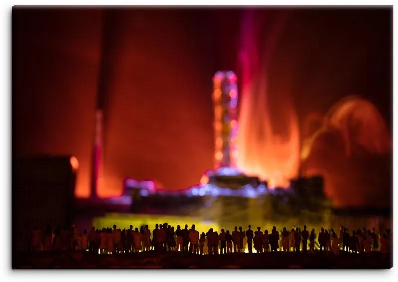 Malvis ® Obraz Požár při Černobylské katastrofě Velikost: 120x80 cm