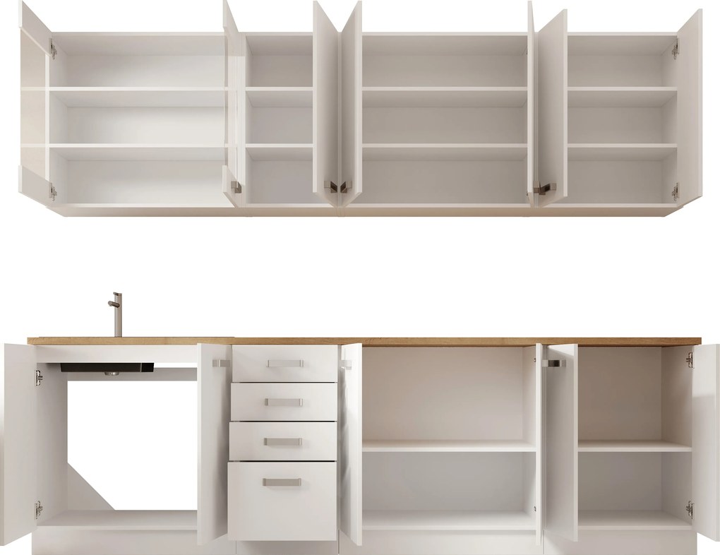 ADRK Furniture Kuchyňský nábytek BUBBLE 260 ADRK-KF-BUB-WLO-260