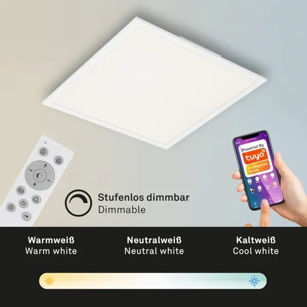 Briloner 7087-016-LED RGBW Stmívatelné svítidlo SMART LED/24W/230V Wi-Fi Tuya+DO