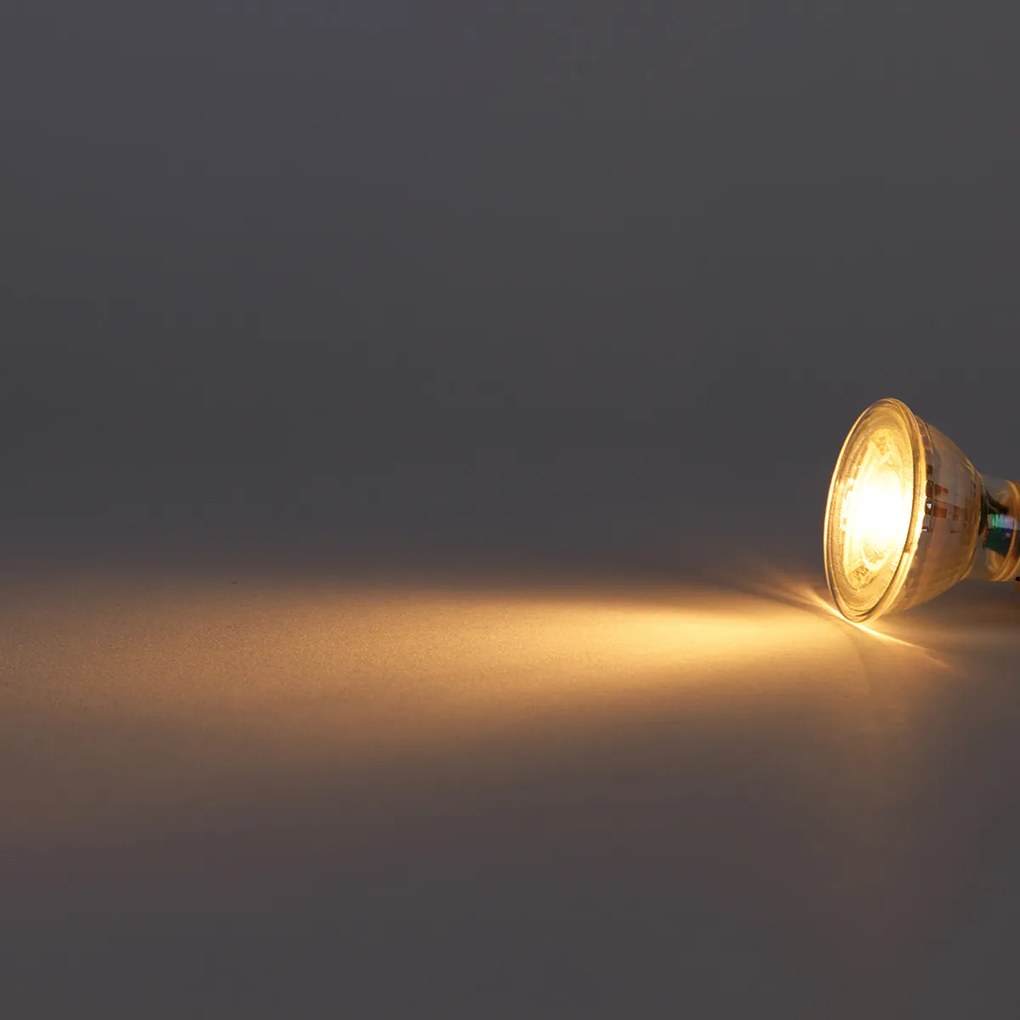 Sada 5 stmívatelných LED žárovek GU10 s 3stupňovým stmíváním v Kelvinech 3W 180lm 2000K-2700K