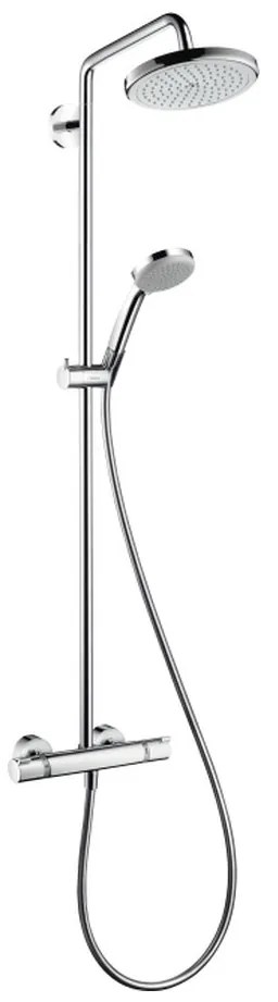 Hansgrohe Croma, Showerpipe 220 1jet s termostatem, chromová, HAN-27185000