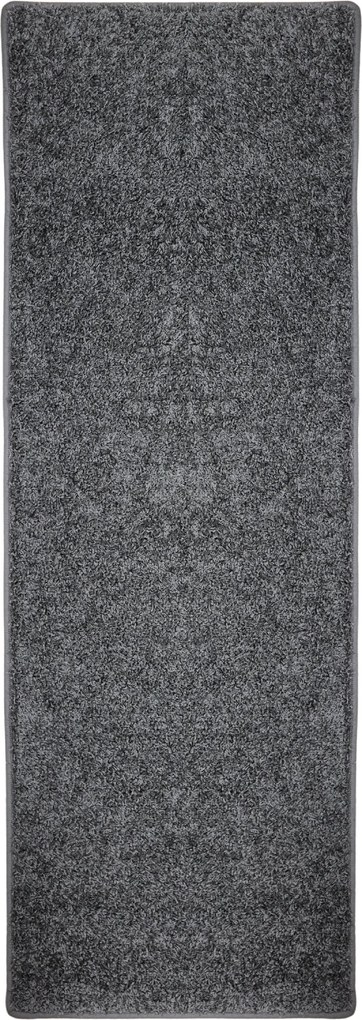 Vopi, Běhoun na míru Color Shaggy šedý, šíře 80 cm, šedá, ložnice