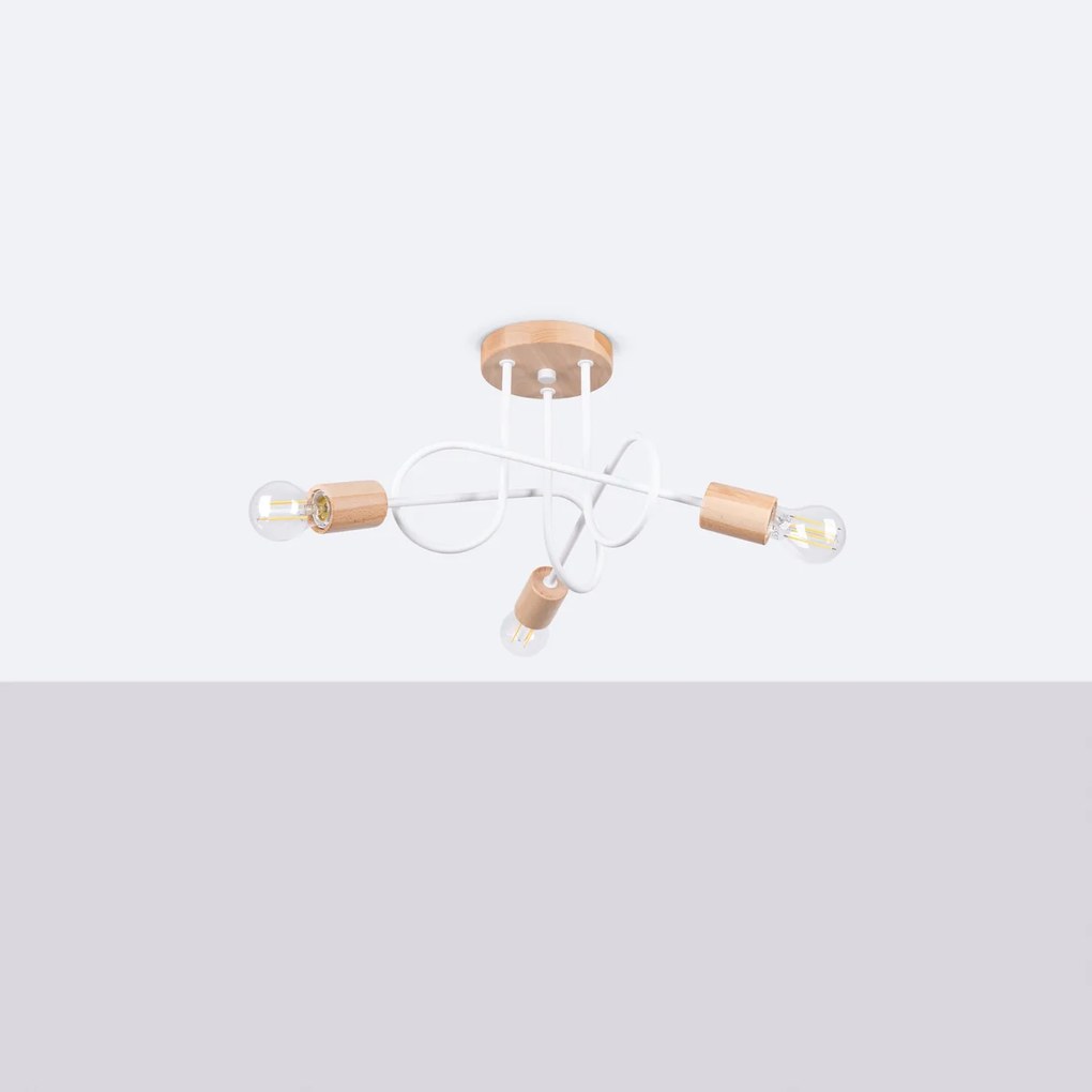 Sollux Lighting Lustr EMBER 3 bílý