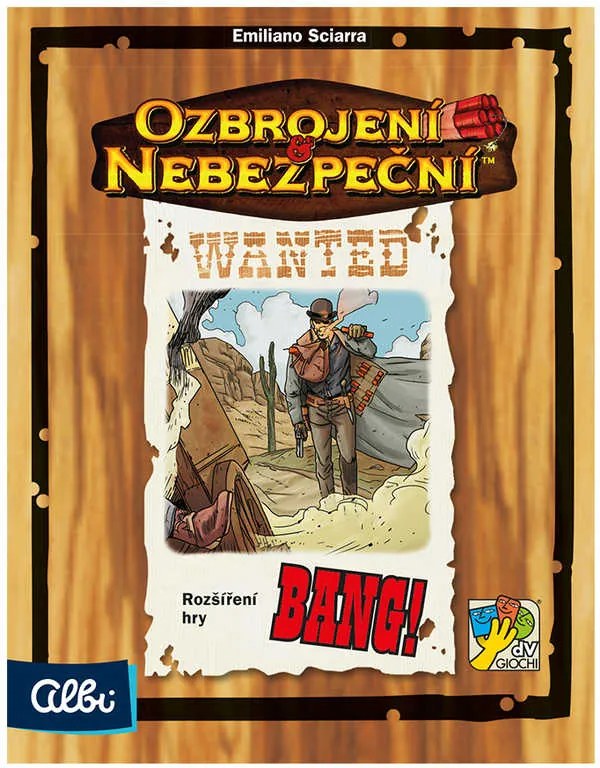 ALBI HRA Bang! Ozbrojení a nebezpeční rozšíření *SPOLEČENSKÉ HRY* alpky
