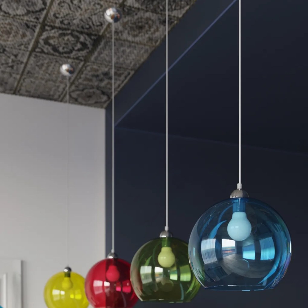 Sollux Lighting Závěsné svítidlo BALL bílé