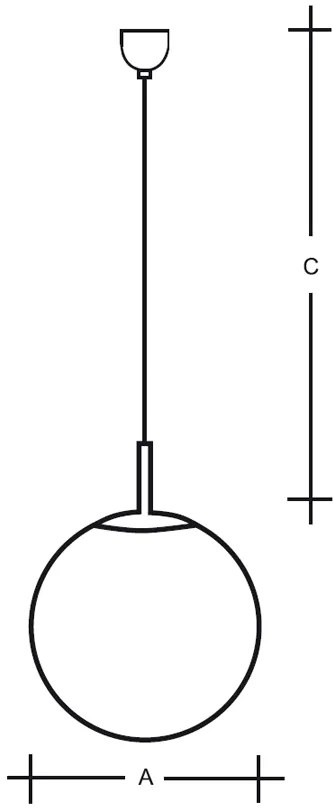 Lucis Závěsné svítidlo POLARIS ZK PE ⌀500mm, 1xE27 Barva: RAL chrom