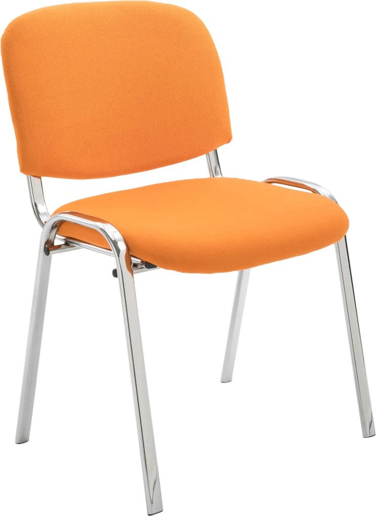 Konferenční židle Ken C látka – oranžová