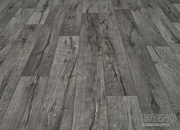 Breno PVC CALLISTO Hunter Oak S92 - šedé dřevo, šíře 200 cm