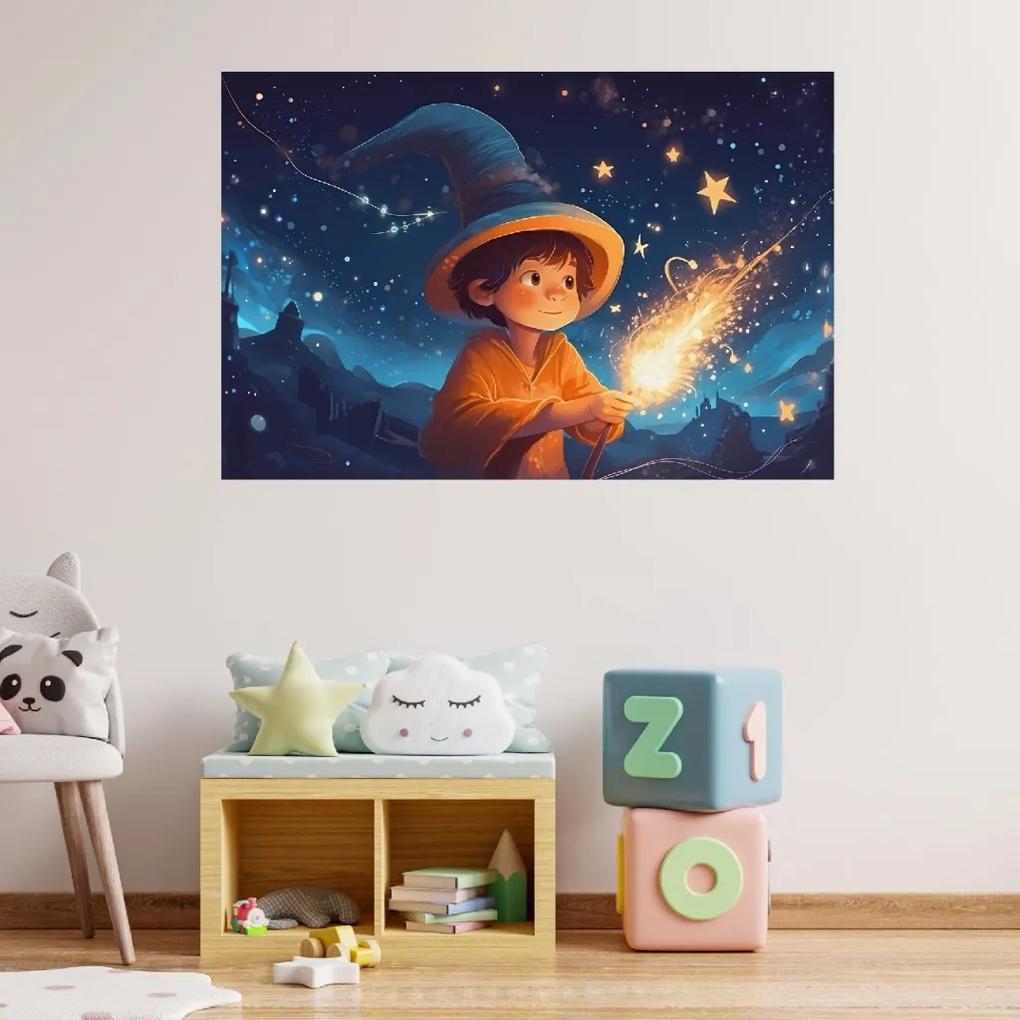 Malý kouzelník Erik - Plakát FeelHappy.cz Velikost plakátu: A1 (59,4 × 84 cm)