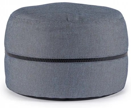 BIZZOTTO Zahradní puf GULIZAR ⌀50 cm tmavě modrý