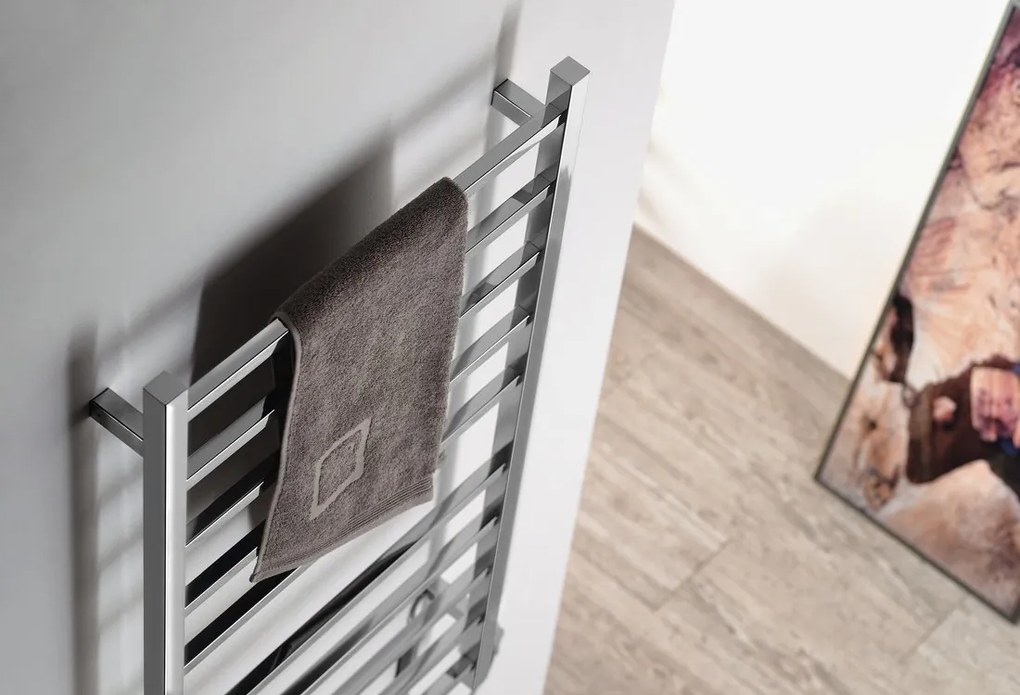 Sapho Sapho, ESKINADO elektrický sušák ručníků, hranatý, 620x1160 mm, 120 W, nerez, ER430V