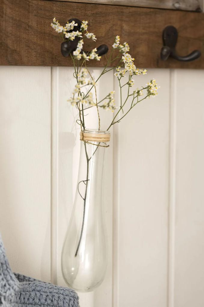 IB LAURSEN Závěsná váza Bamboo Edge, čirá barva, sklo